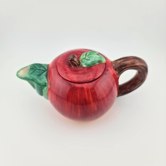 World Bazaar Inc | Kitchen | Vintage Porcelain Small Red Apple Shaped ...